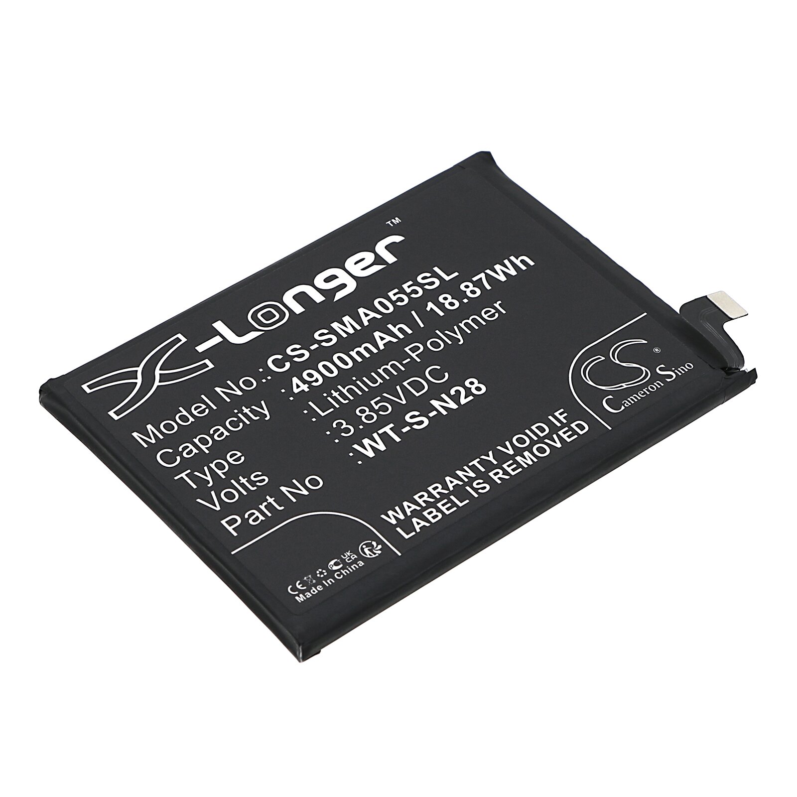 Replacement Samsung Galaxy A05 2023 Cell Phone Battery (3.85 Volt, 4900 ...