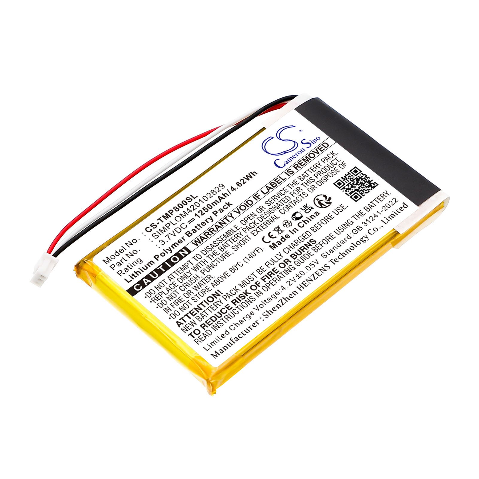 Replacement TomTom Pro 8000 GPS Battery | Battery Mart