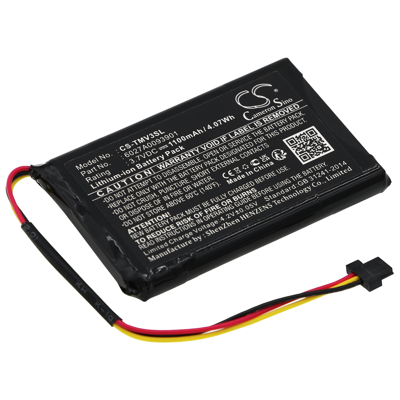 Replacement TomTom XL IQ GPS Battery | Battery Mart