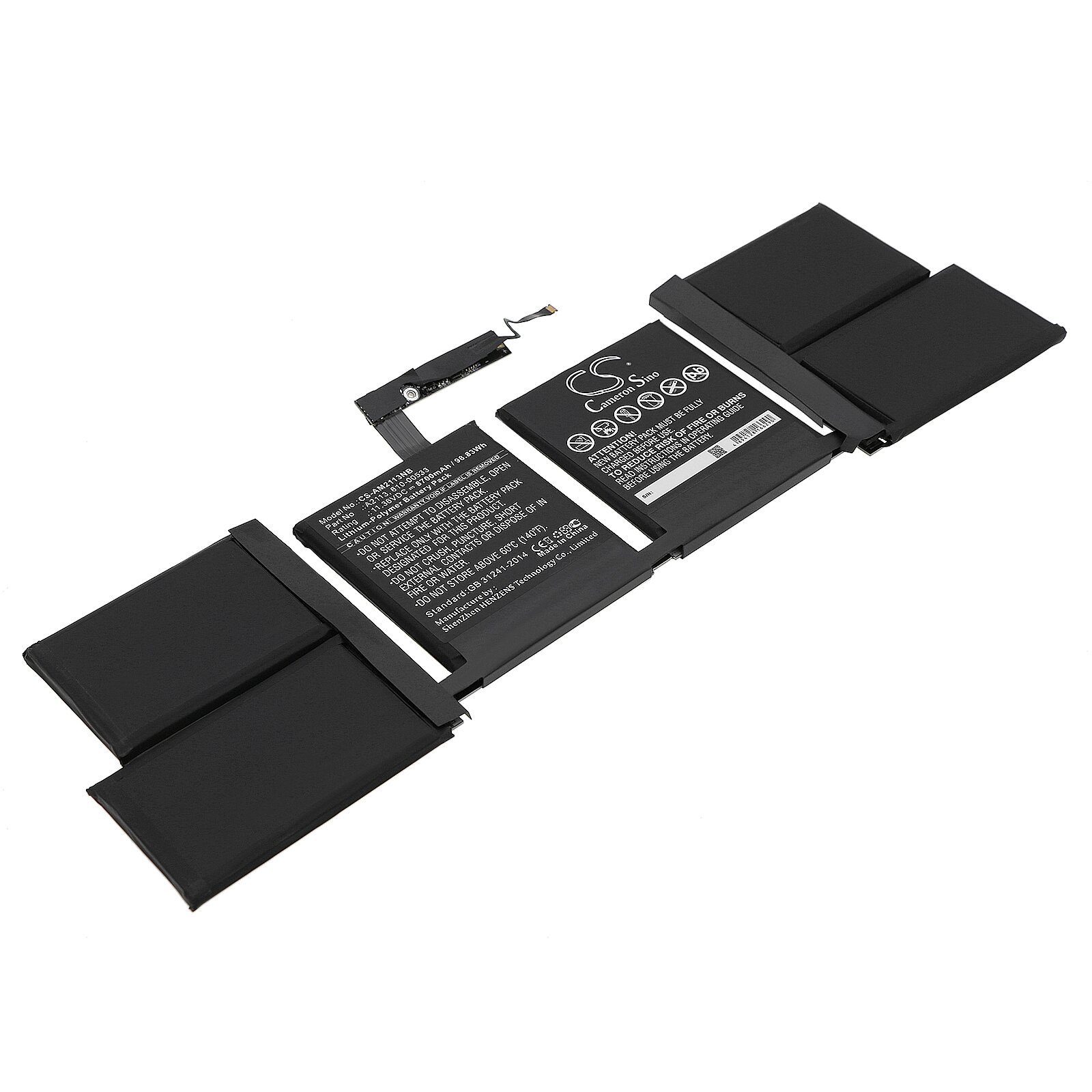 Replacement Apple A2113 Laptop Battery (11.36 Volt, 8700 mAh) | Battery ...