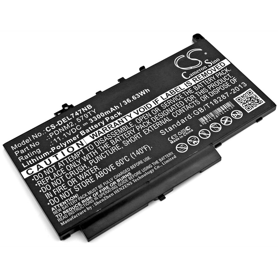 Replacement DELL PDNM2 Laptop Battery (11.1 Volt, 3300 mAh) | Battery Mart
