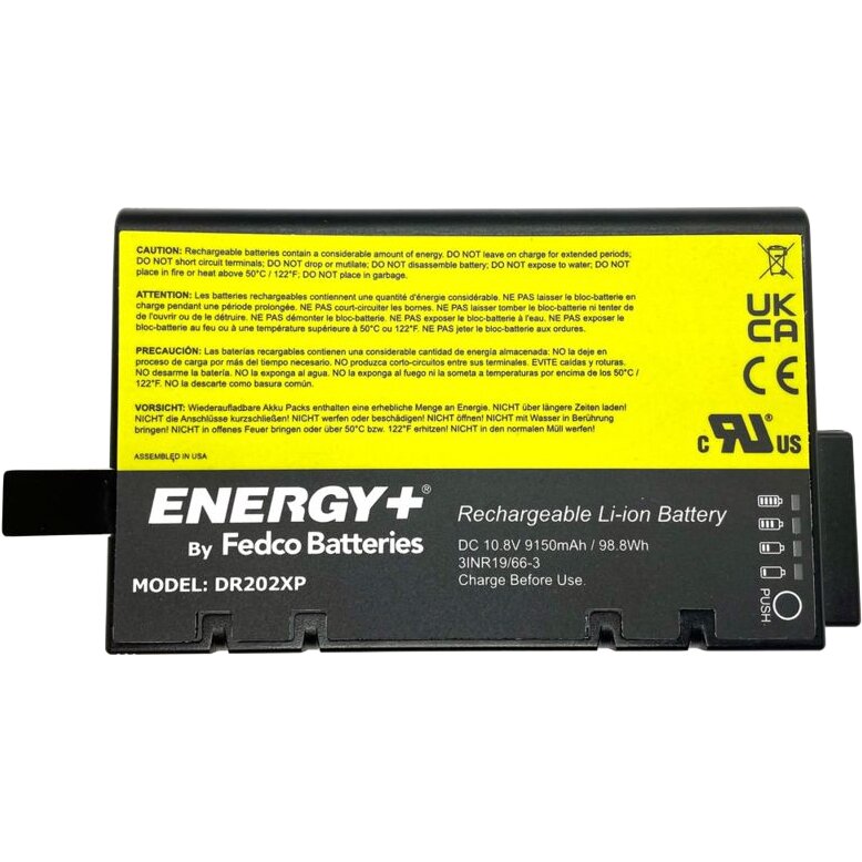 DR202XP SMBus Battery | 10.8V 9150mAh for Philips Suresign, Efficia CM ...