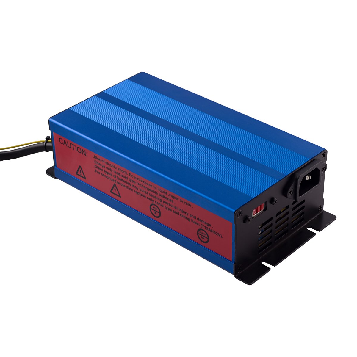 Soneil 24 Volt, 12 Amp Battery Charger with Bare Wire Leads - Free ...