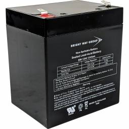 12 Volt 5 Ah Sealed Lead Acid Rechargeable Battery - F1 Terminal | Battery Mart