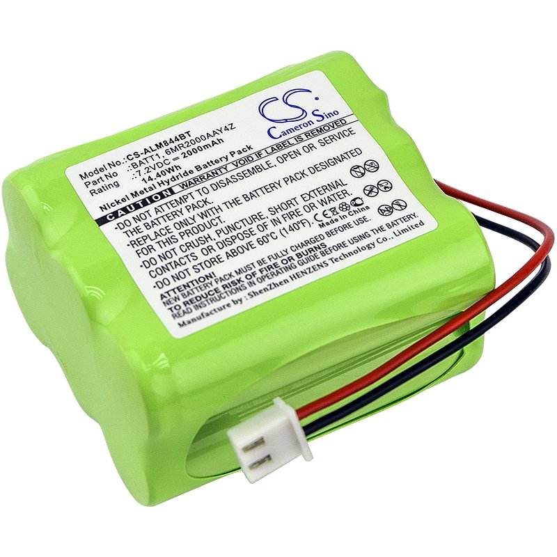 Replacement 2GIG, Linear Corp Alarm System Battery (7.2V, 2000mAh, NiMH ...