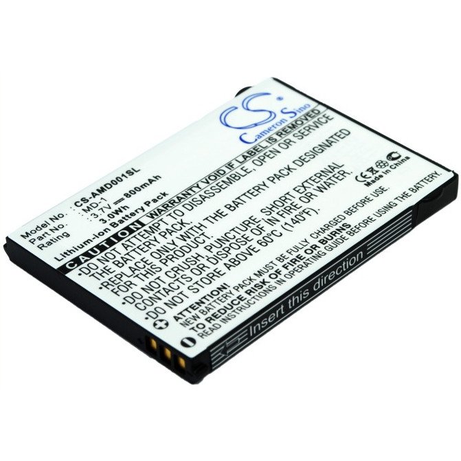 Replacement AMOI VoIP Phone Battery (3.7V, 800 mAh, Li-Ion) | Battery Mart