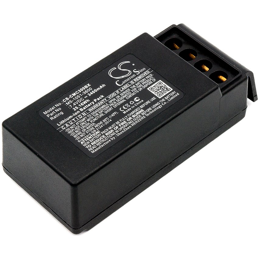 Replacement Cavotec Crane Remote Control Battery (7.4V, 3.4Ah, Li-Ion ...