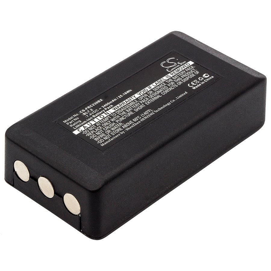 Replacement Falard Crane Remote Control Battery (7.4V, 3.4Ah, Li-Ion ...
