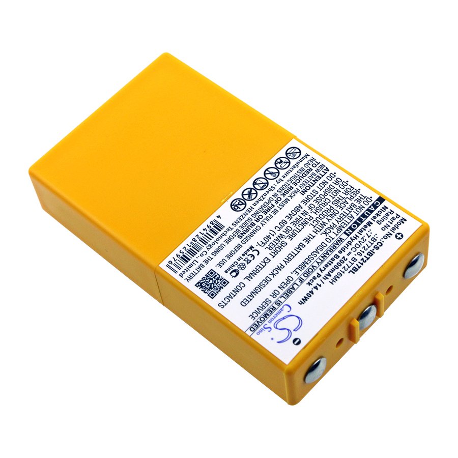 Replacement Itowa Crane Remote Control Battery (7.2V, 2.0Ah, NiMH ...