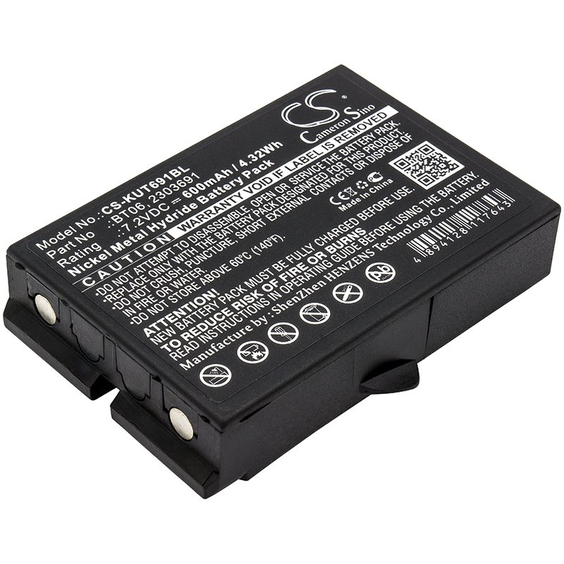 Replacement IKUSI Crane Remote Control Battery (7.2V, 0.6Ah, NiMH ...