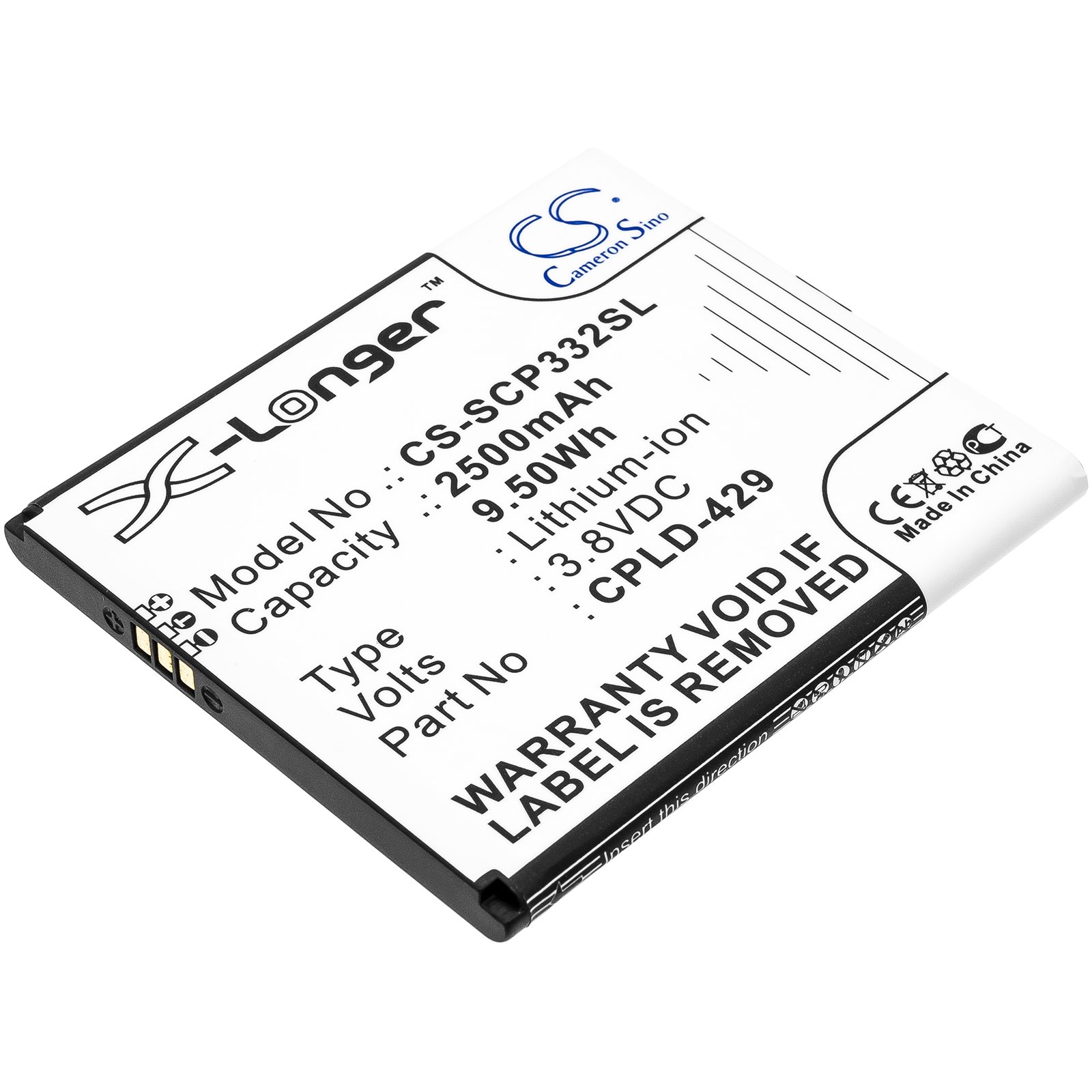 Replacement Sprint CPLD-429 Hotspot Battery (3.8V, 2.5Ah, Li-Ion ...