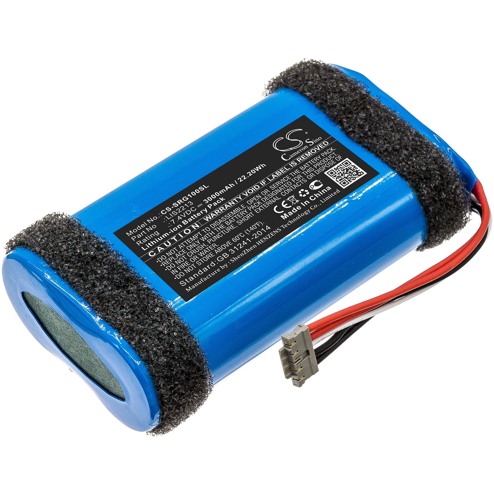 Replacement Sony Speaker Battery (7.4V, 3.0Ah, Li-Ion) | Battery Mart