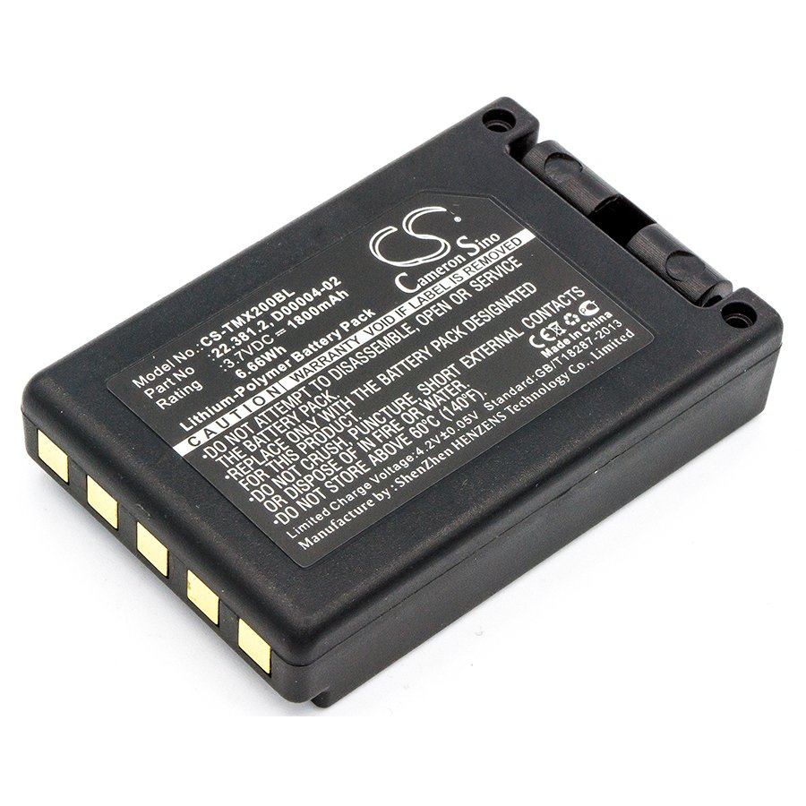 Replacement Teleradio Crane Remote Control Battery (3.7V, 1.8Ah, Li ...