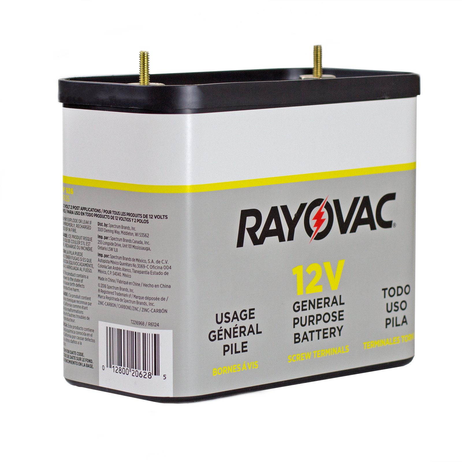 Rayovac 926 12 Volt Lantern Battery | Battery Mart