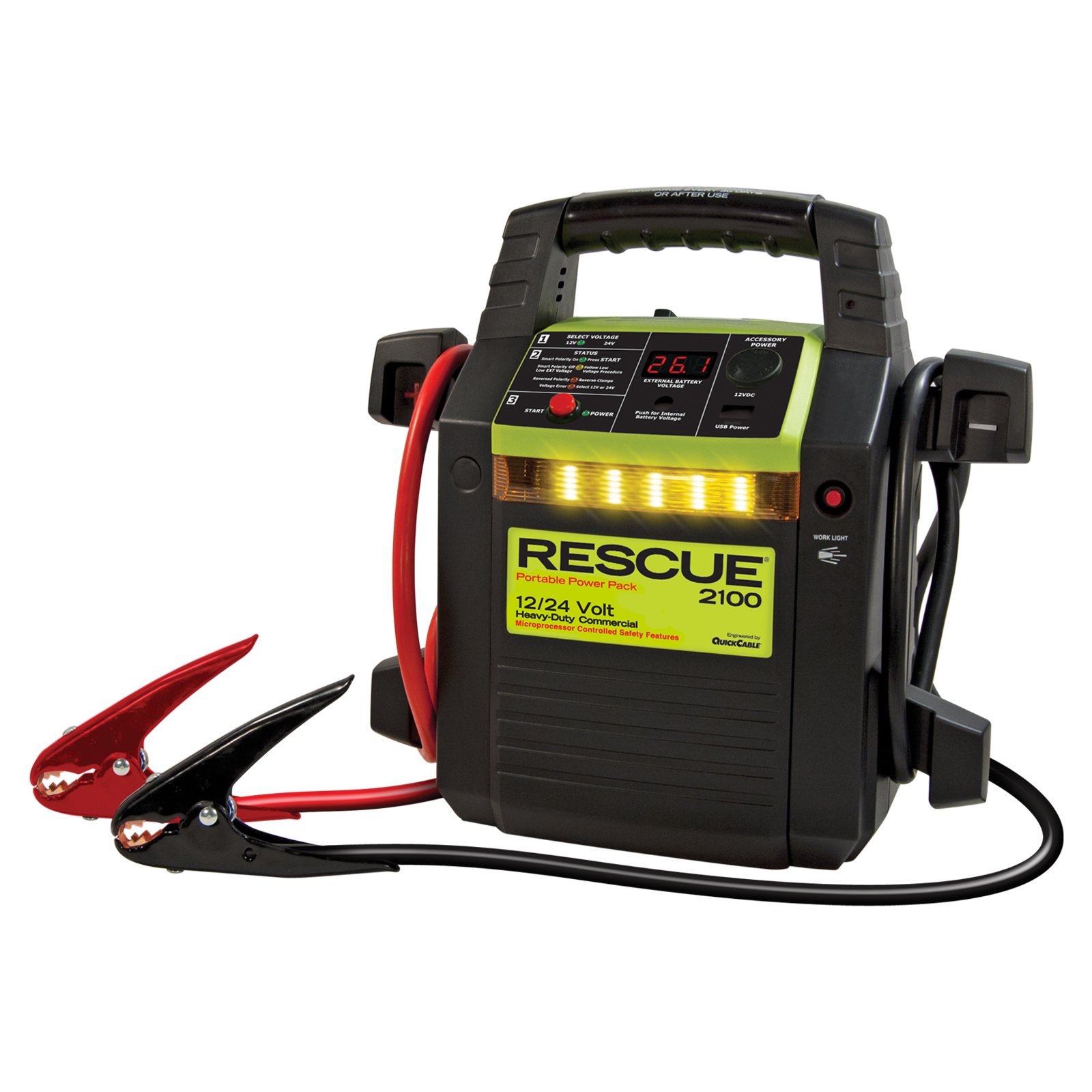 QuickCable Rescue 2100 Portable Power Pack | Battery Mart