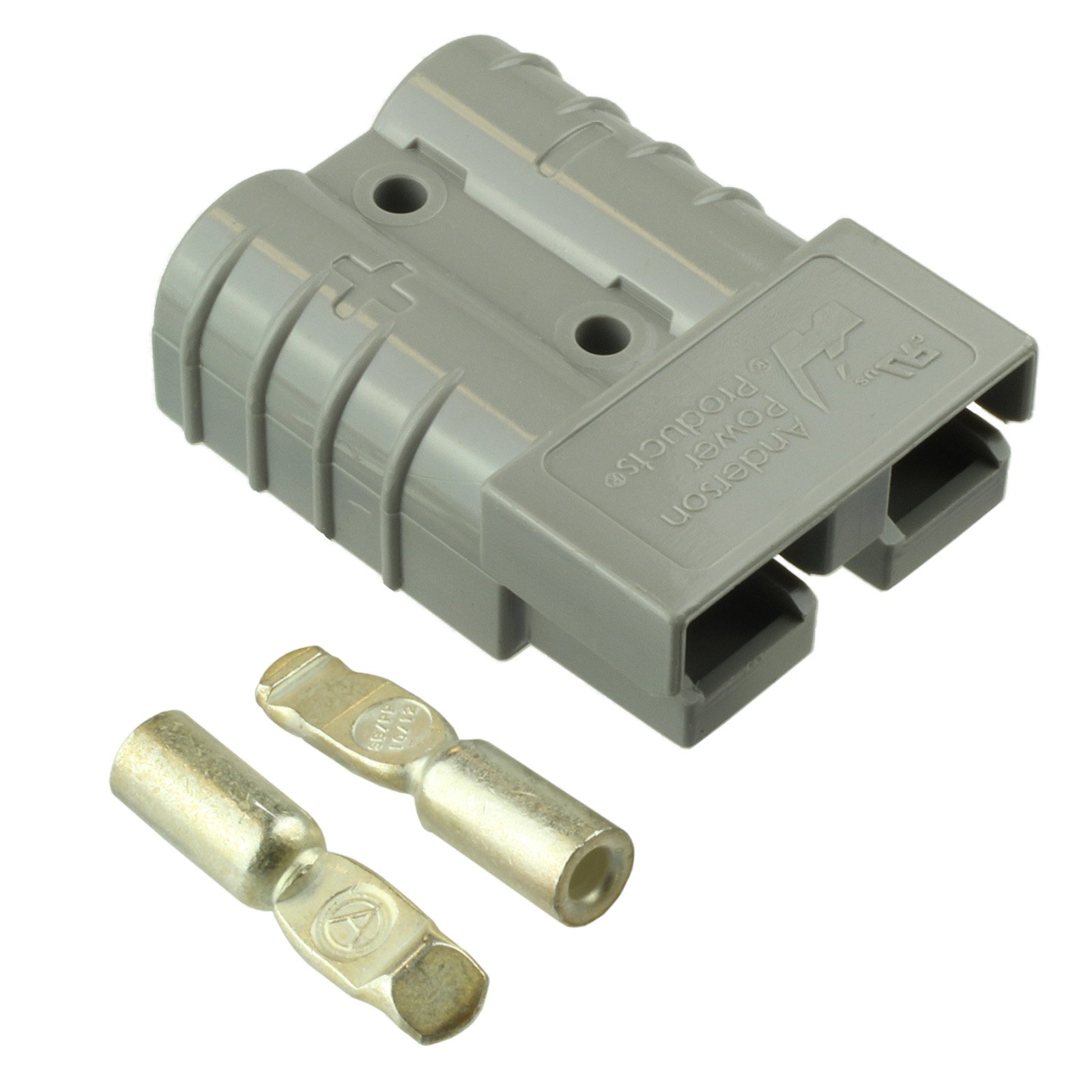 6319G1 SB® 50 Gray Connector: #10/12 Gauge | Battery Mart