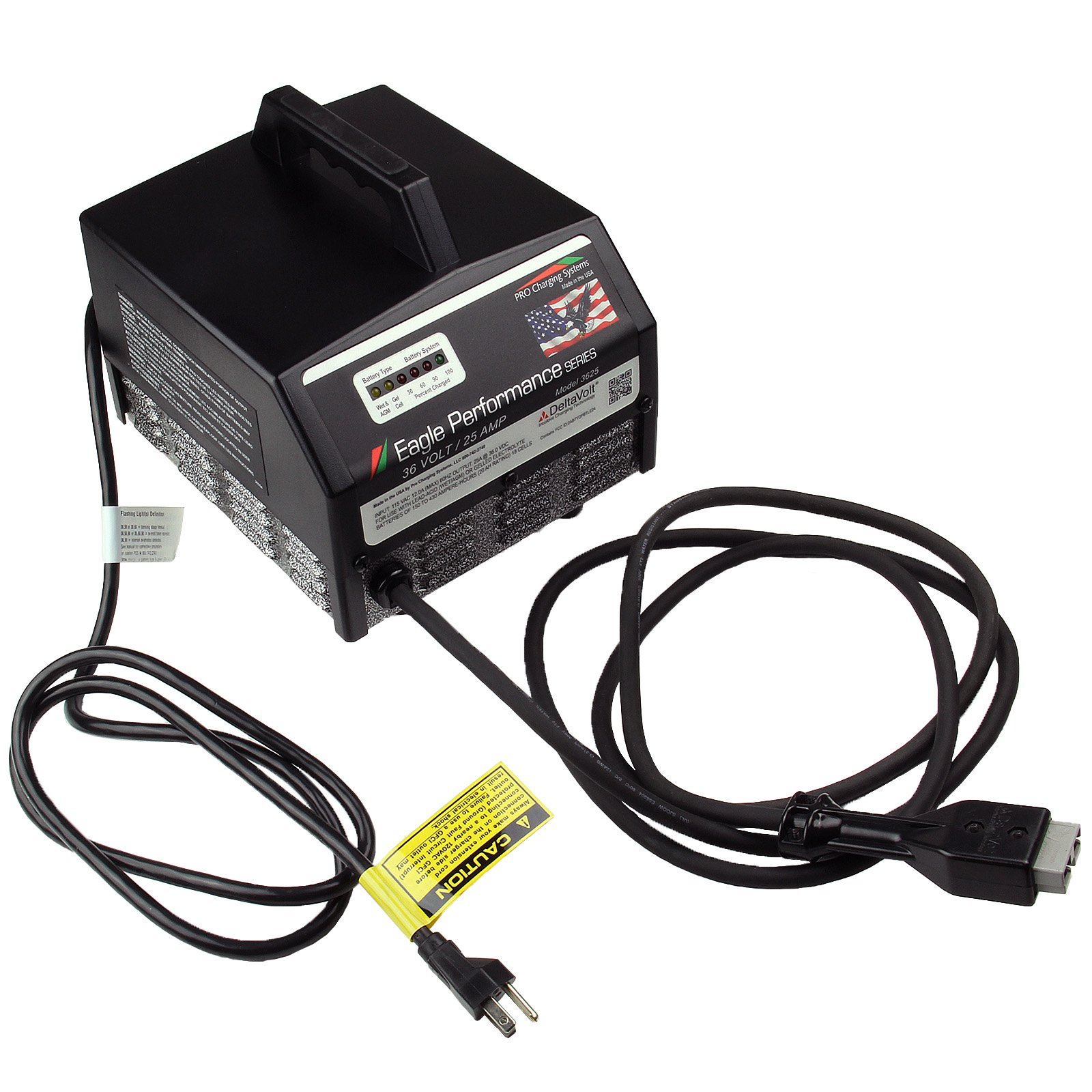 36 Volt 25 Amp Dual Pro Eagle Charger | Battery Mart