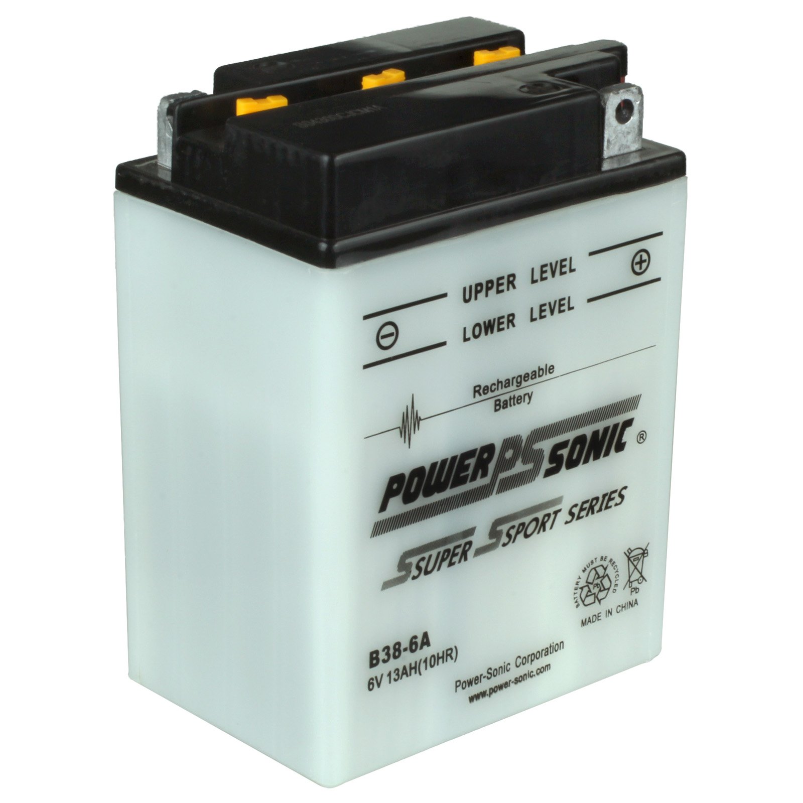 B38-6A Dry Charge Battery: Acid Required | Battery Mart