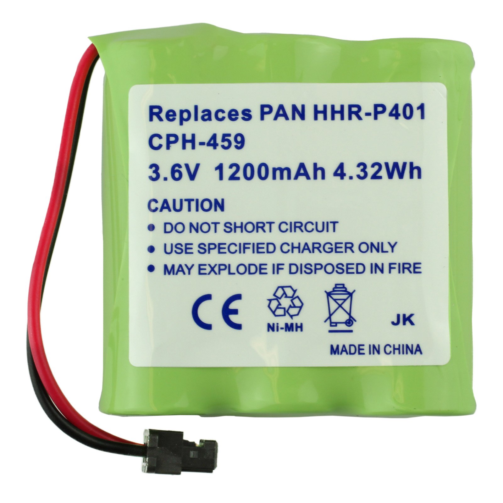 Panasonic HHR-P401, Type 16 Replacement Battery: BatteryMart.com