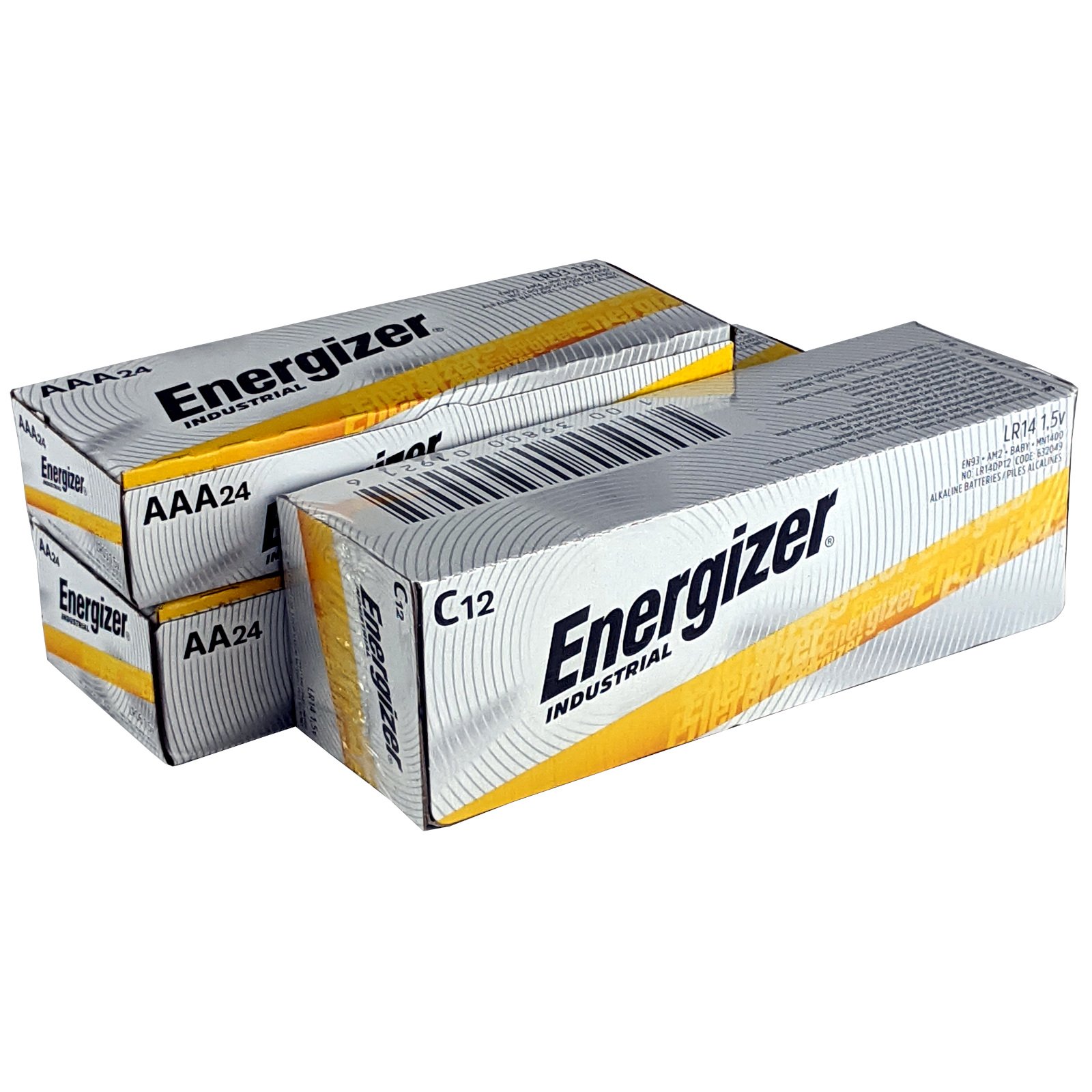 Energizer Industrial Bundle Pack - AA, AAA & C Batteries | Battery Mart