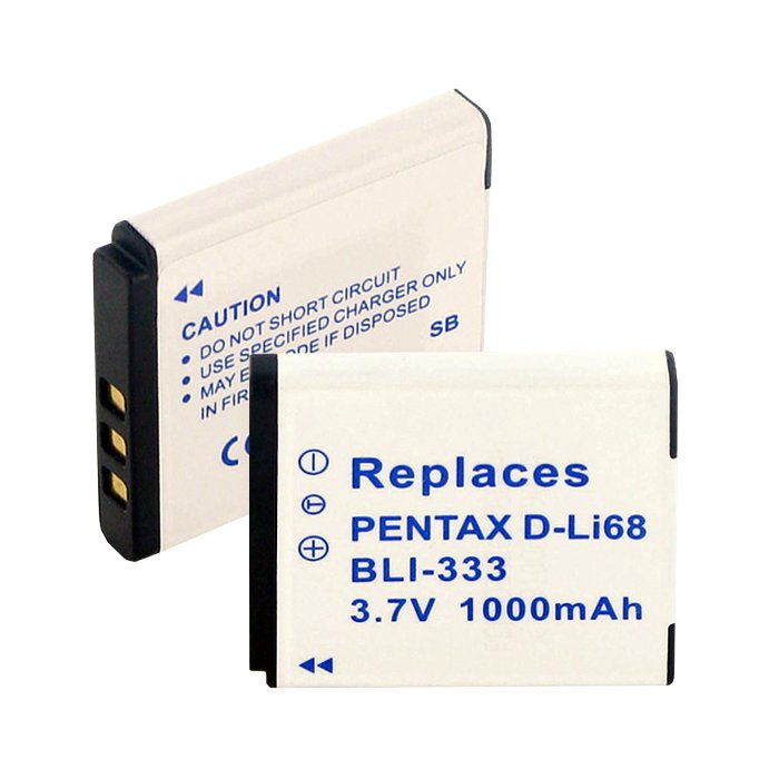 Pentax DLi68 Replacement Camera Battery | Battery Mart