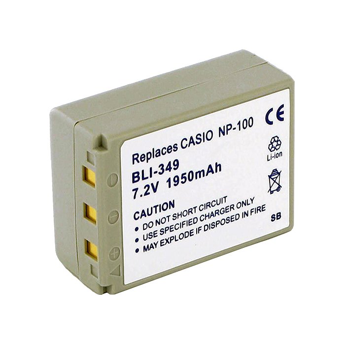 Replacement Casio NP-100 Camera Battery | Battery Mart