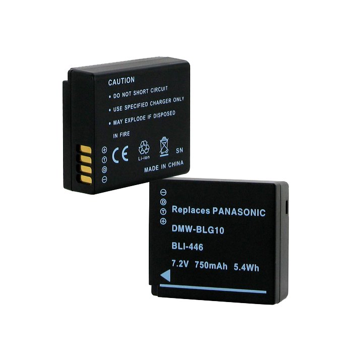 Replacement Panasonic DMW-BLG10 Camera Battery (7.2V, 750mAh, Li-Ion) | Battery Mart
