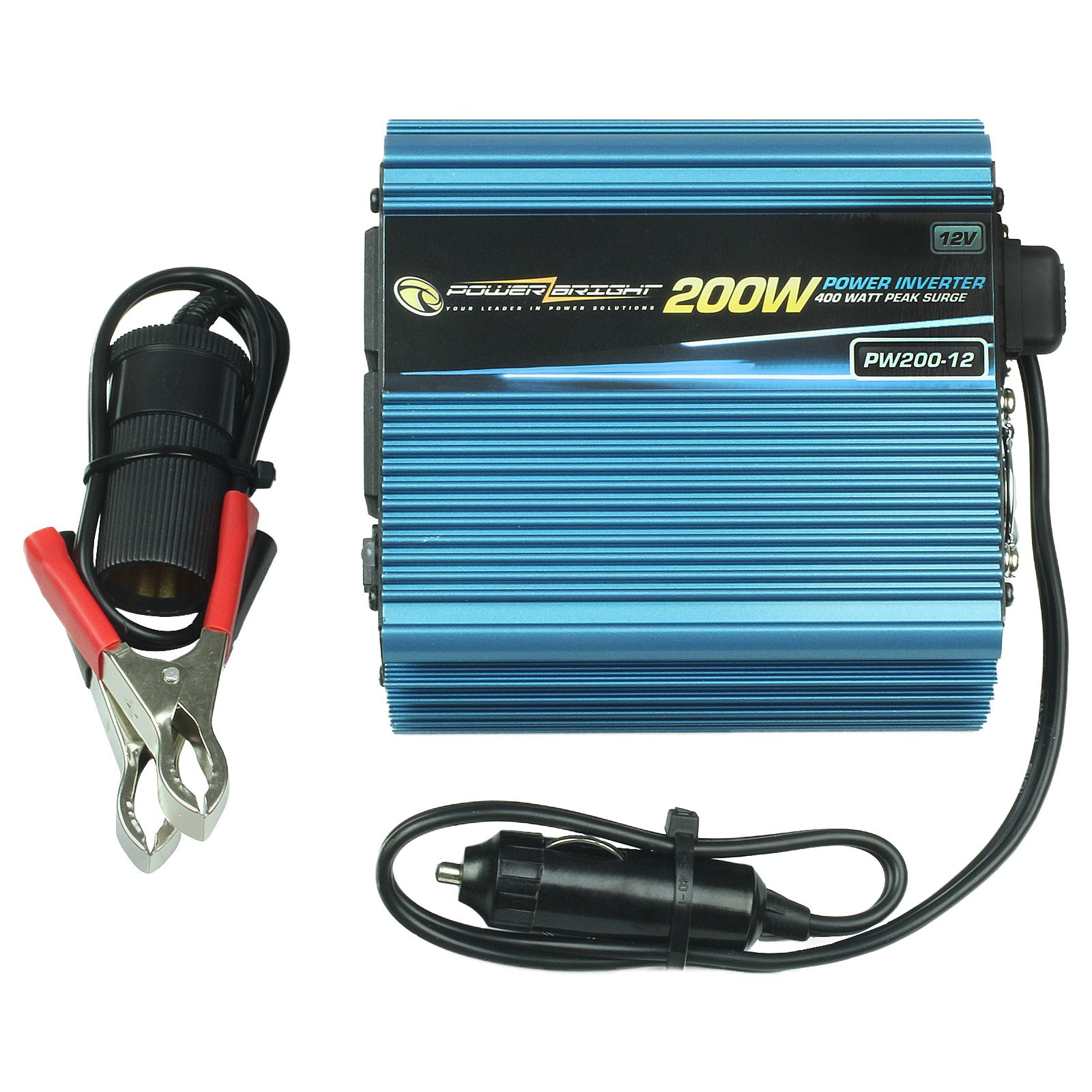 Power Bright PW200-12 200 Watt Power Inverter | Battery Mart