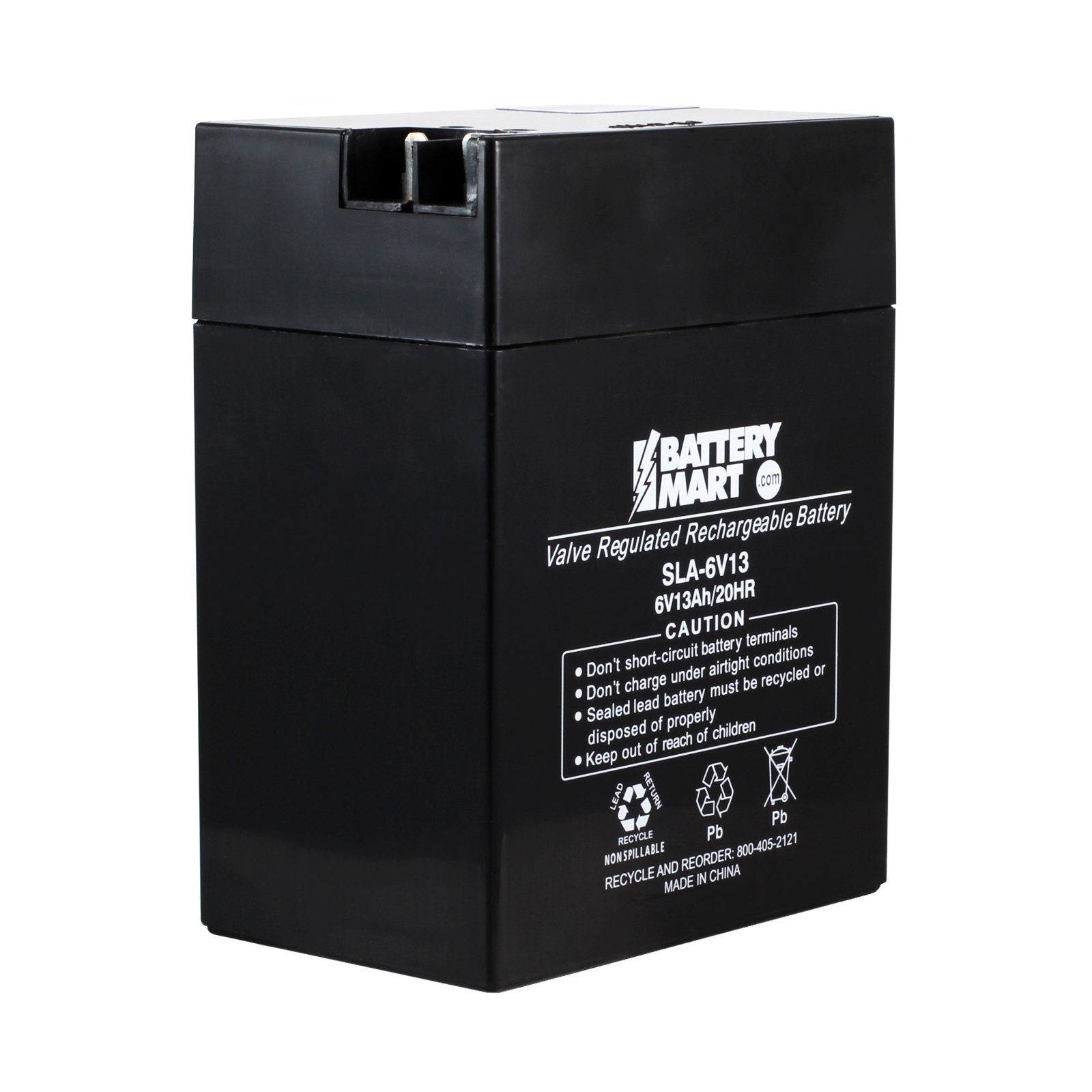 6 Volt 13 Ah Sealed Lead Acid Rechargeable Battery | Battery Mart