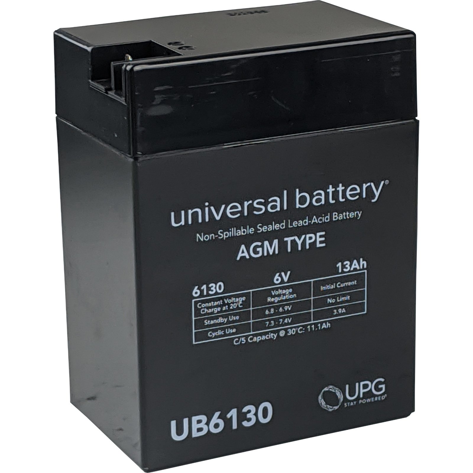 6 Volt 13 Ah Sealed Lead Acid Rechargeable Battery | Battery Mart