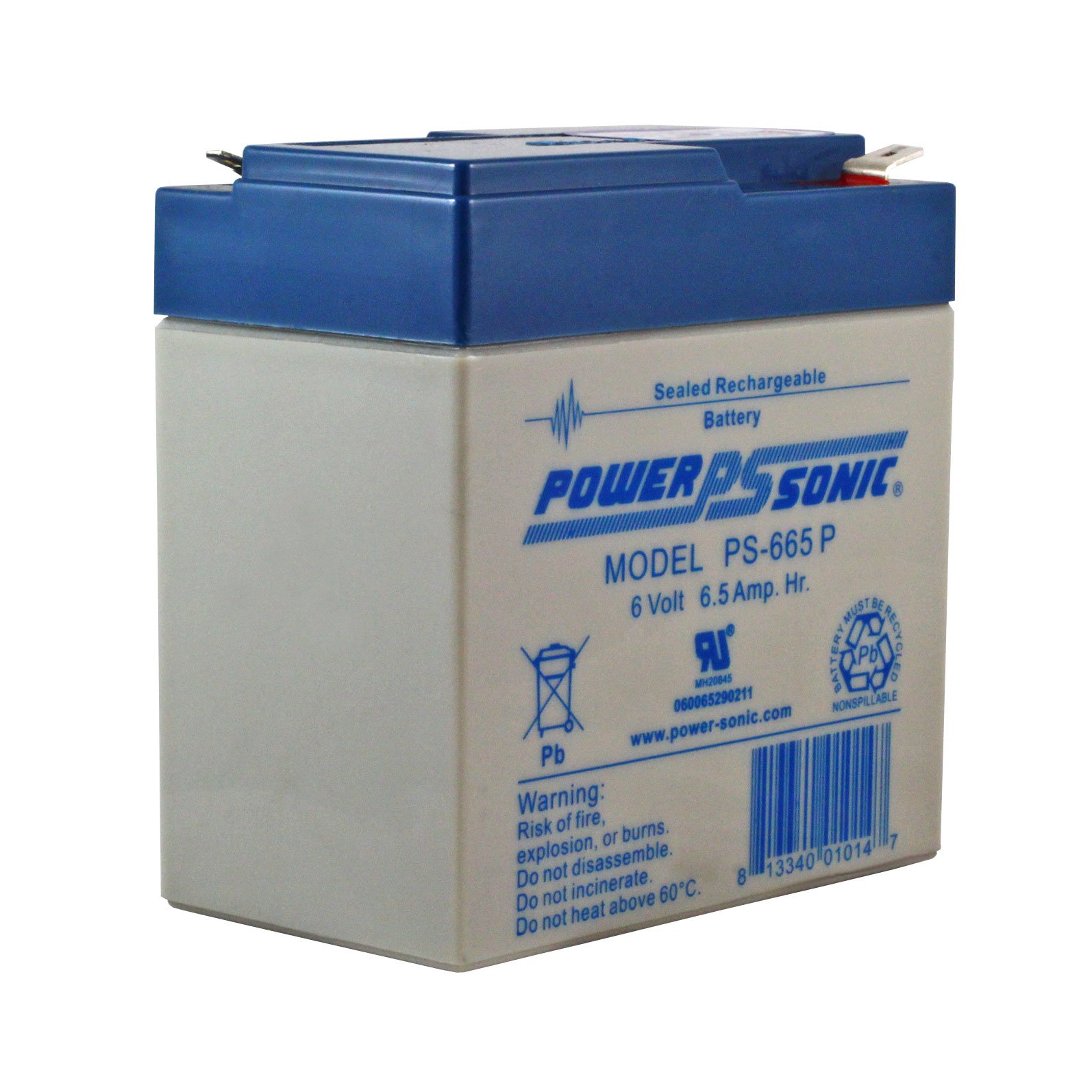 6 Volt, 6.5 Ah Sealed Lead Acid Rechargeable Battery | Battery Mart