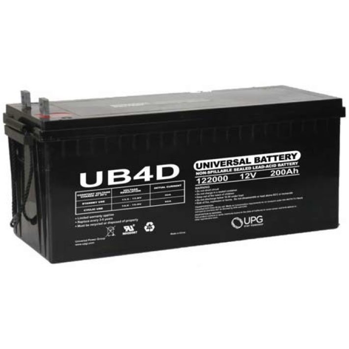 12 Volt, 200 Ah Sealed Lead Acid Battery | Battery Mart