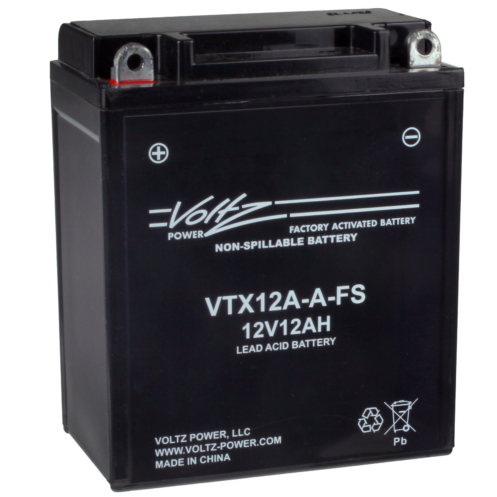 UT12C AGM Maintenance-Free Powersports Battery - Free Shipping ...