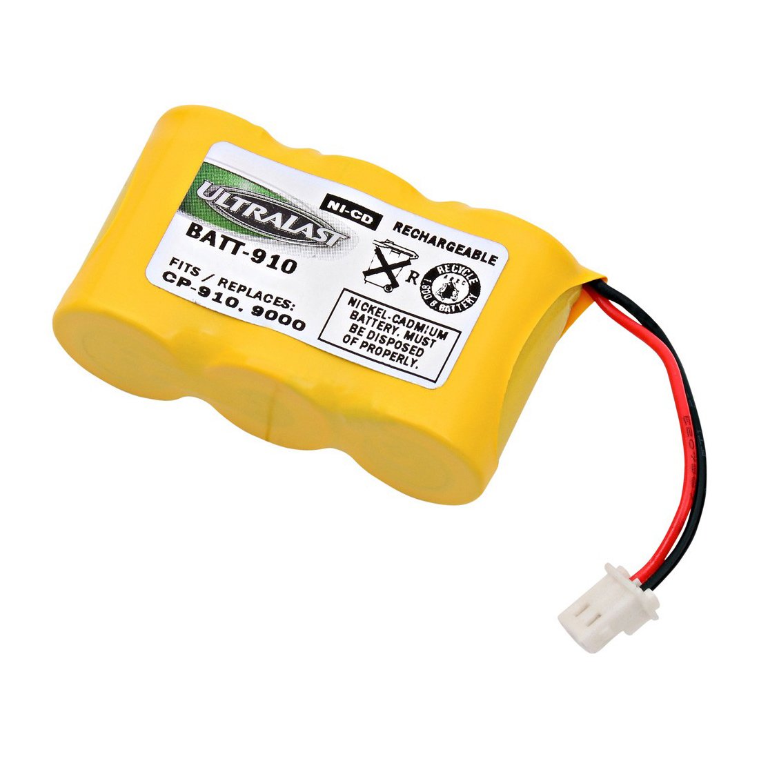 Replacement 1X3-2/3AF with C Connector Cordless Phone Battery | Battery ...