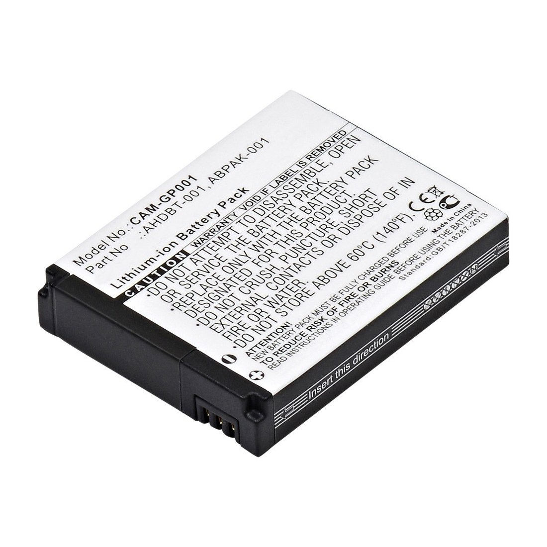 Replacement GoPro Hero AHDBT-001 Camera Battery | Battery Mart