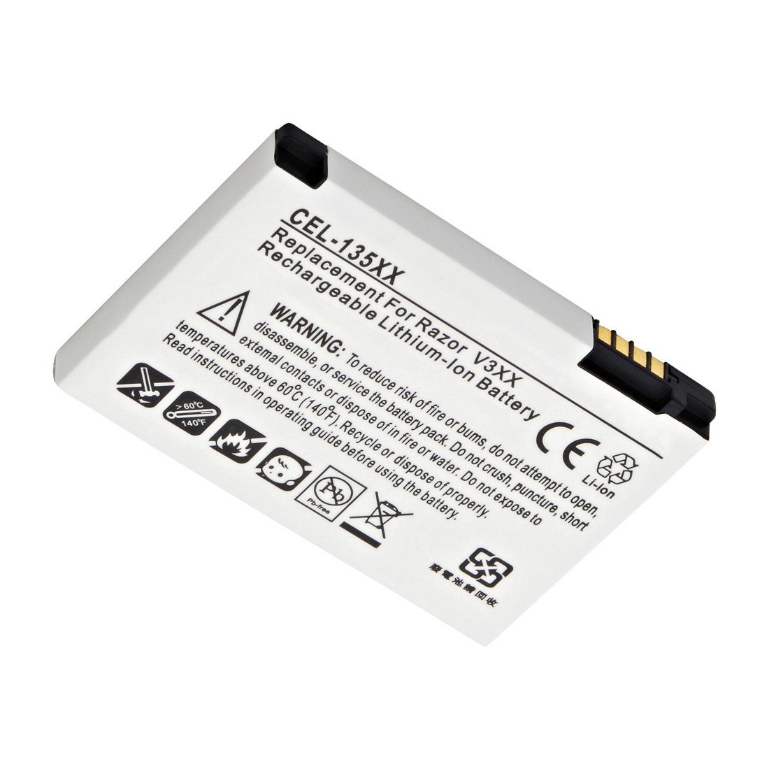 Replacement Motorola Razr V3a, V3xx Cell Phone Battery | Battery Mart