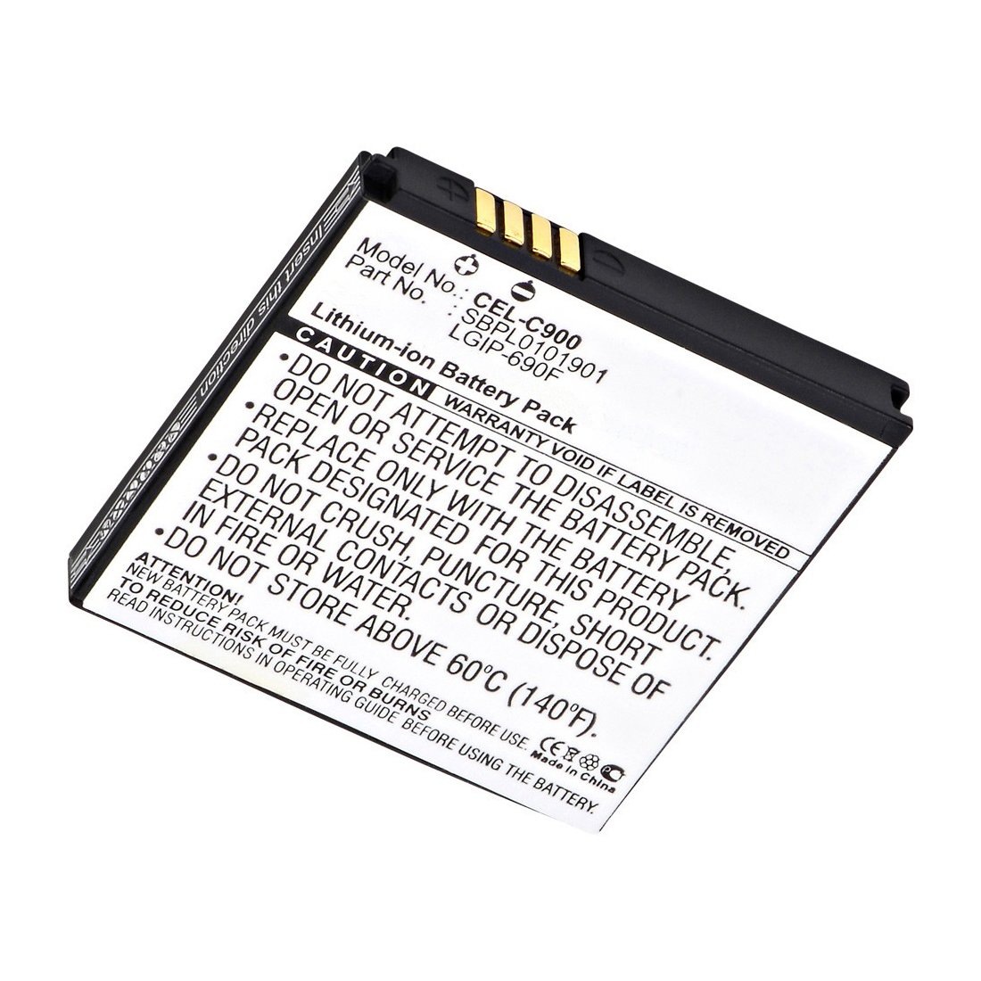 Replacement LG C900 Quantum Cell Phone Battery | Battery Mart