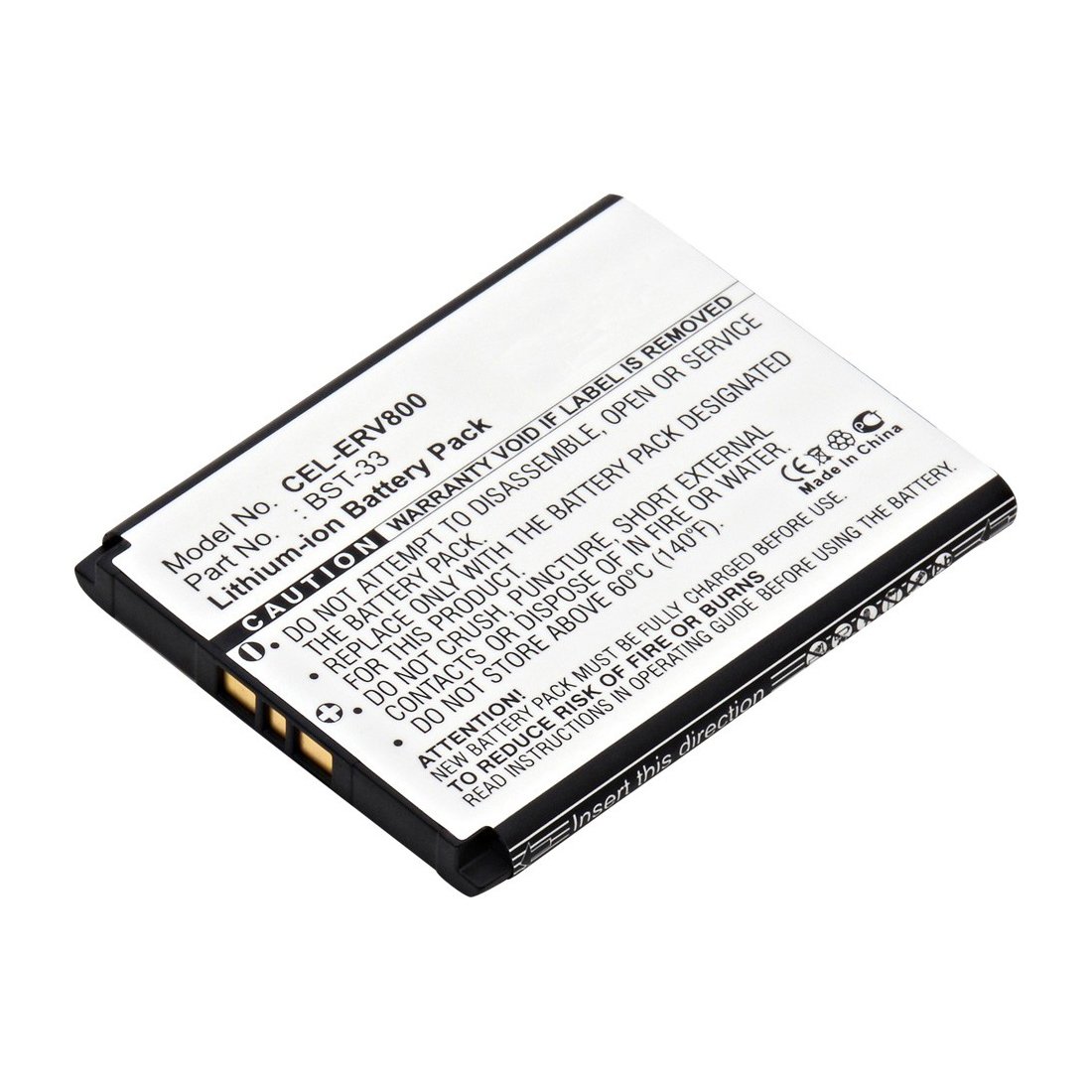 Replacement Sony Ericsson W300 Cell Phone Battery | Battery Mart