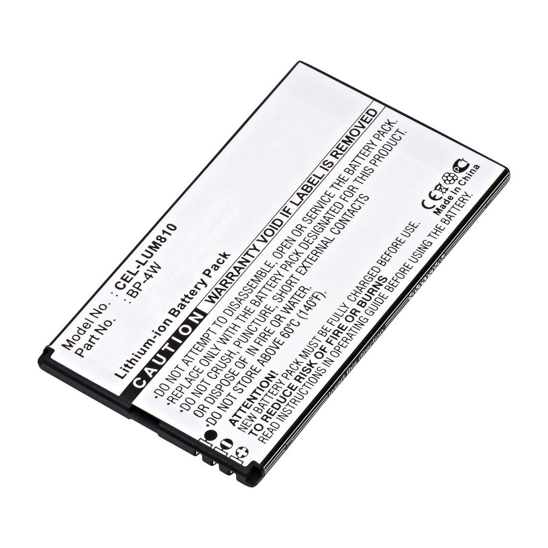 Replacement Nokia BP-4W Li-Ion Cell Phone Battery | Battery Mart