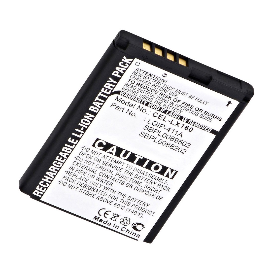 Replacement LG LX160 Cell Phone Battery | Battery Mart