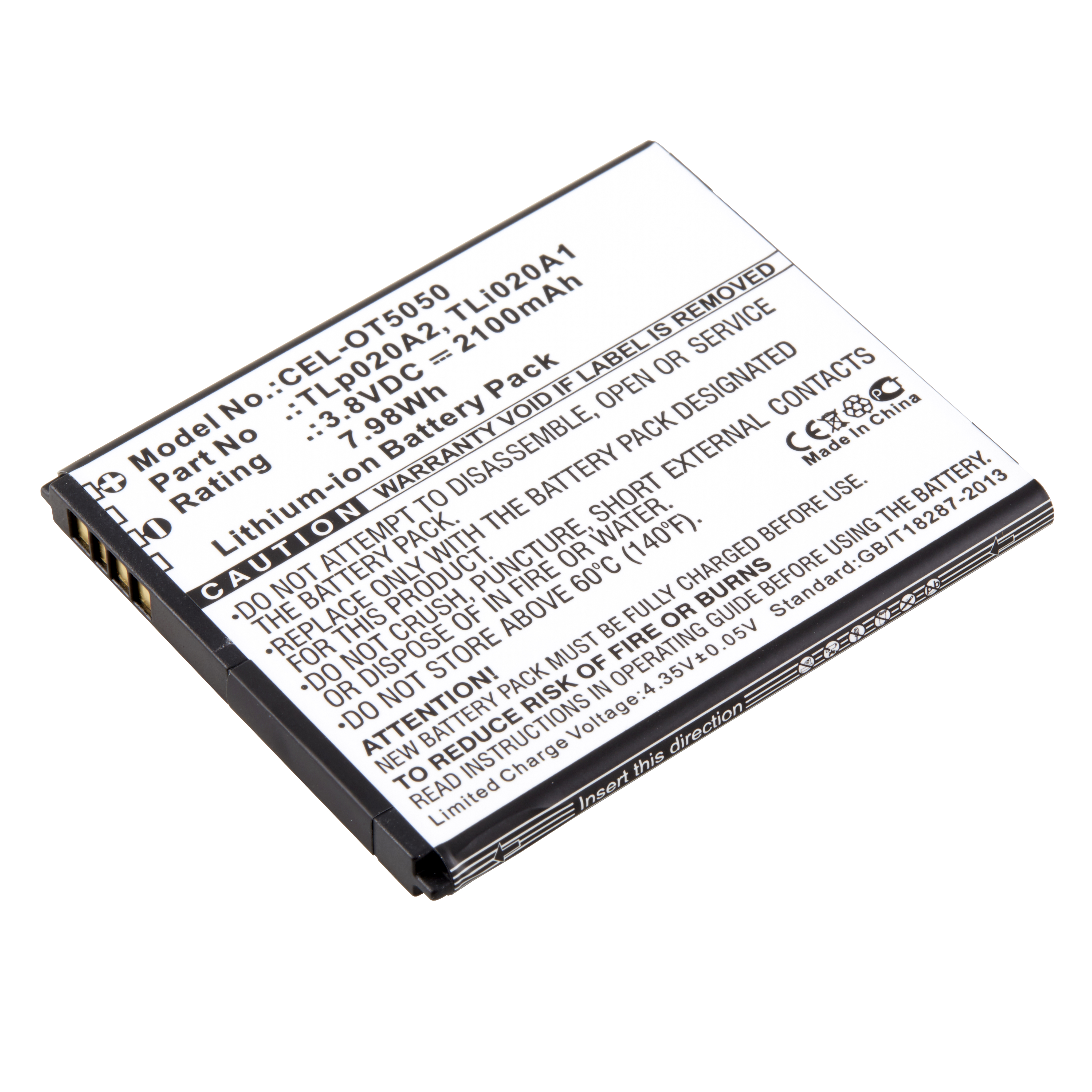 Replacement Alcatel OT-5050 Cell Phone Battery | Battery Mart