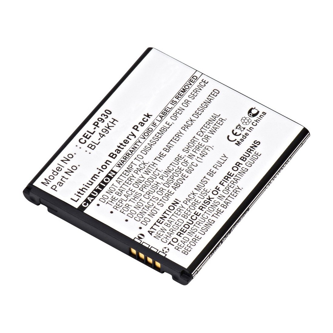 Replacement LG BL-49KH Cell Phone Battery | Battery Mart