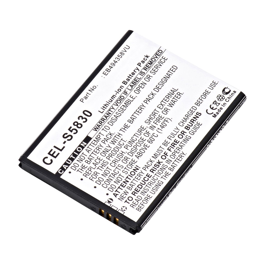 Replacement Samsung SCH-I579 Cell Phone Battery for Galaxy S Mini and ...
