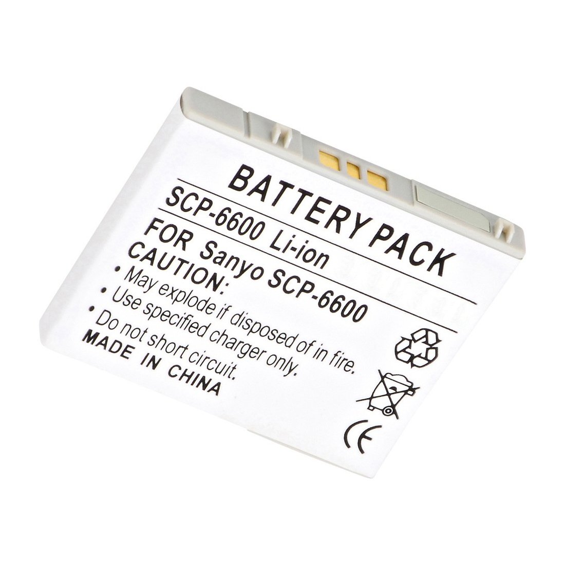 Replacement Sanyo SCP-6600 Cell Phone Battery | Battery Mart