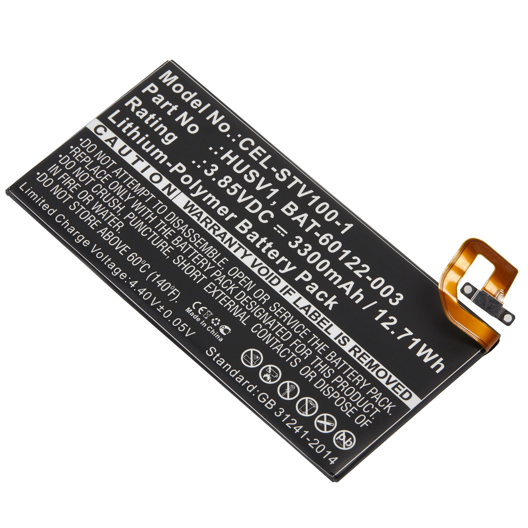 Replacement HUSV1 Cell Phone Battery for Blackberry Priv & More ...