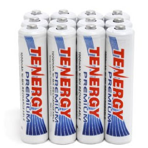 AAA NiMH Rechargeable Batteries - 12 Pack | Battery Mart