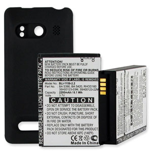 Replacement HTC Evo 4G Cell Phone Battery with Cover | Battery Mart