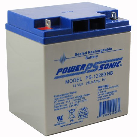 12 Volt 28 Ah Sealed Lead Acid Rechargeable Battery: BatteryMart.com