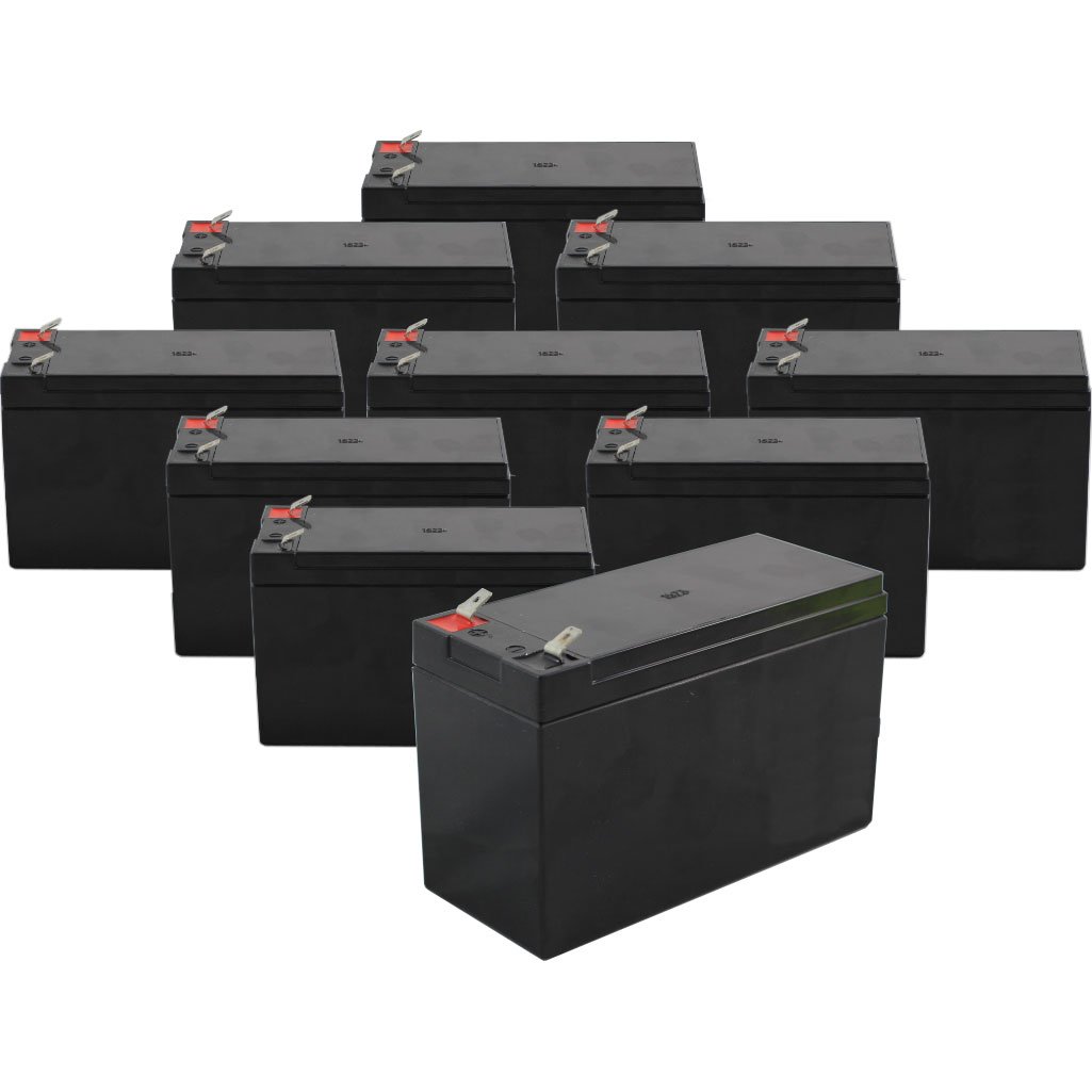 [10 Pack] 12 Volt 7 Ah Sealed Lead Acid Rechargeable Batteries - F2 ...