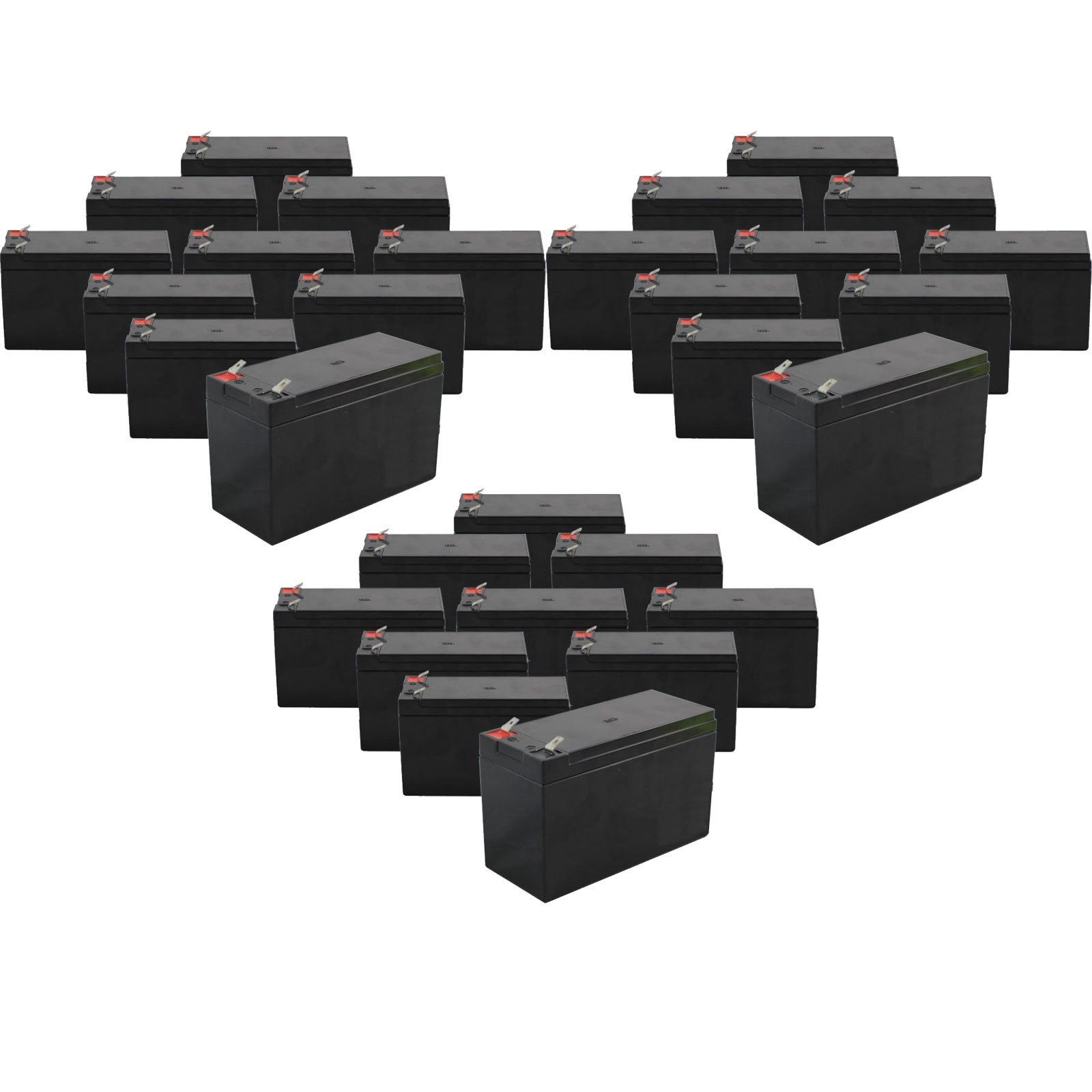 [30 Pack] 12 Volt 9 Ah Sealed Lead Acid Rechargeable Batteries - F2 ...